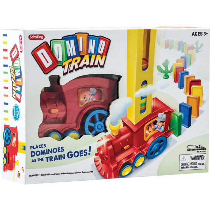 Domino Train - Motorized Automatic Domino Laying Toy with Lights ...